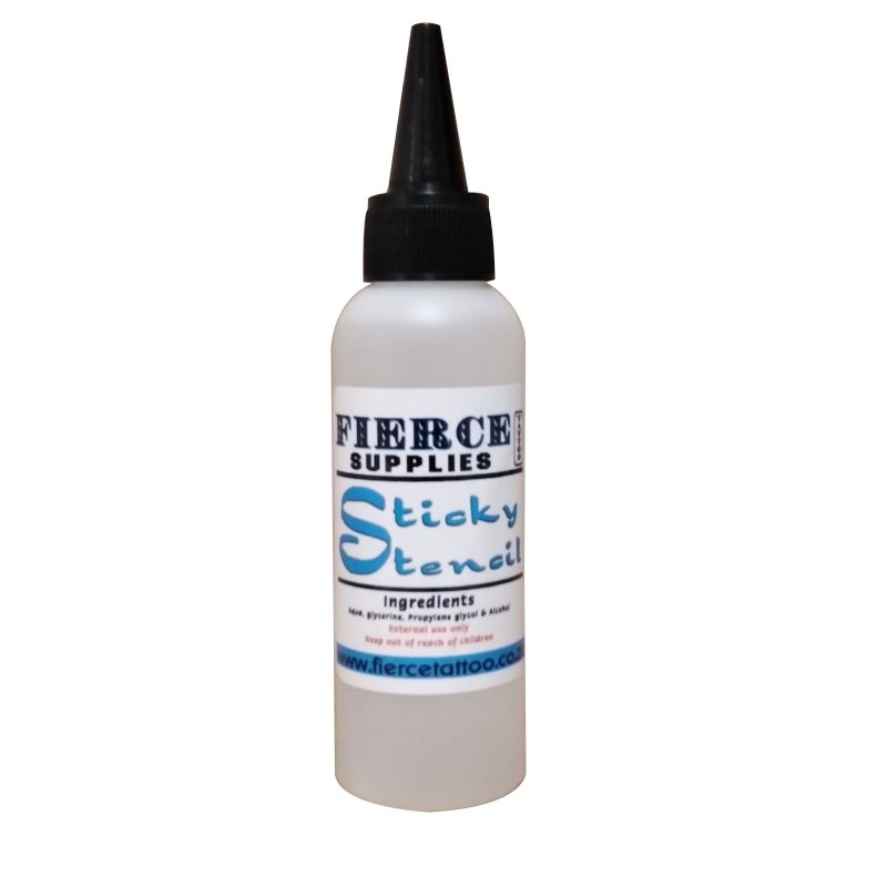 Sticky Stencil Gel Application Solution 100ml New Formula V2 Fierce Tattoo Supplies sticky-stencil-gel-application-solution-100ml-new-formula-v2-fierce-tattoo-supplies