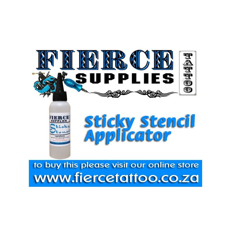 Sticky Stencil Gel Application Solution 100ml New Formula V2 Fierce Tattoo Supplies sticky-stencil-gel-application-solution-100ml-new-formula-v2-fierce-tattoo-supplies